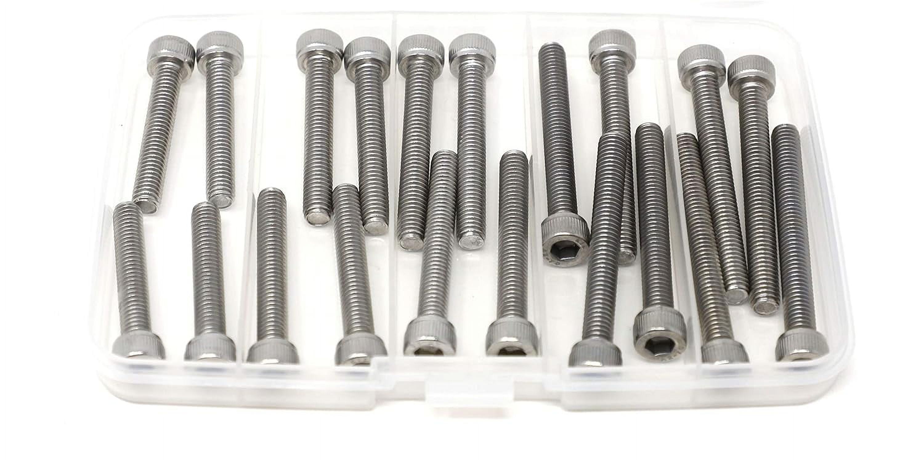 GHRTGR-25 Pcs M6 x 35/40/45/50/55mm Thread Pitch 1 mm Stainless Steel ...