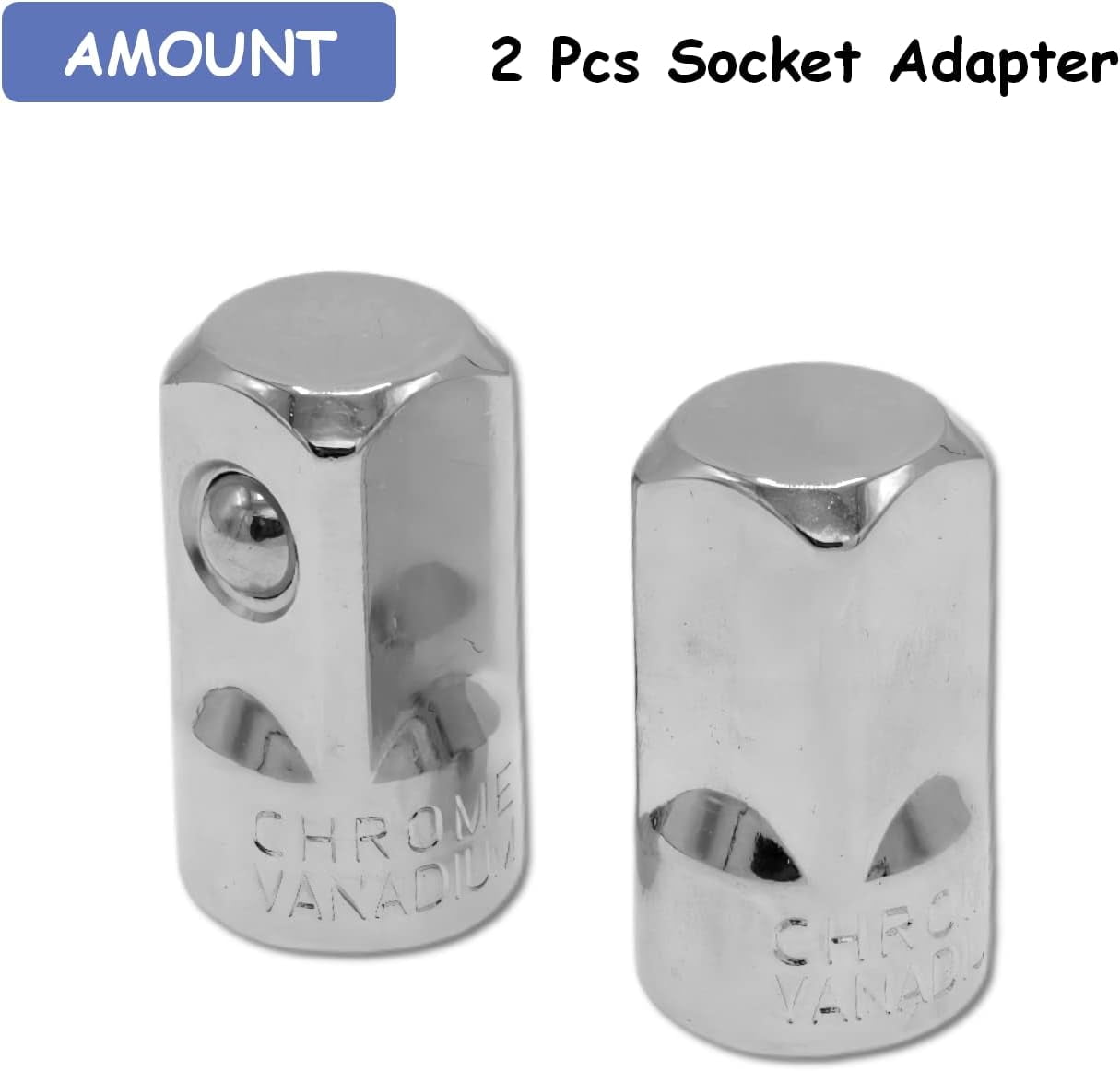 GHRTGR-2pcs 1/4 Drive to 1/2 Inch Socket Adapter, Female to Male Socket ...