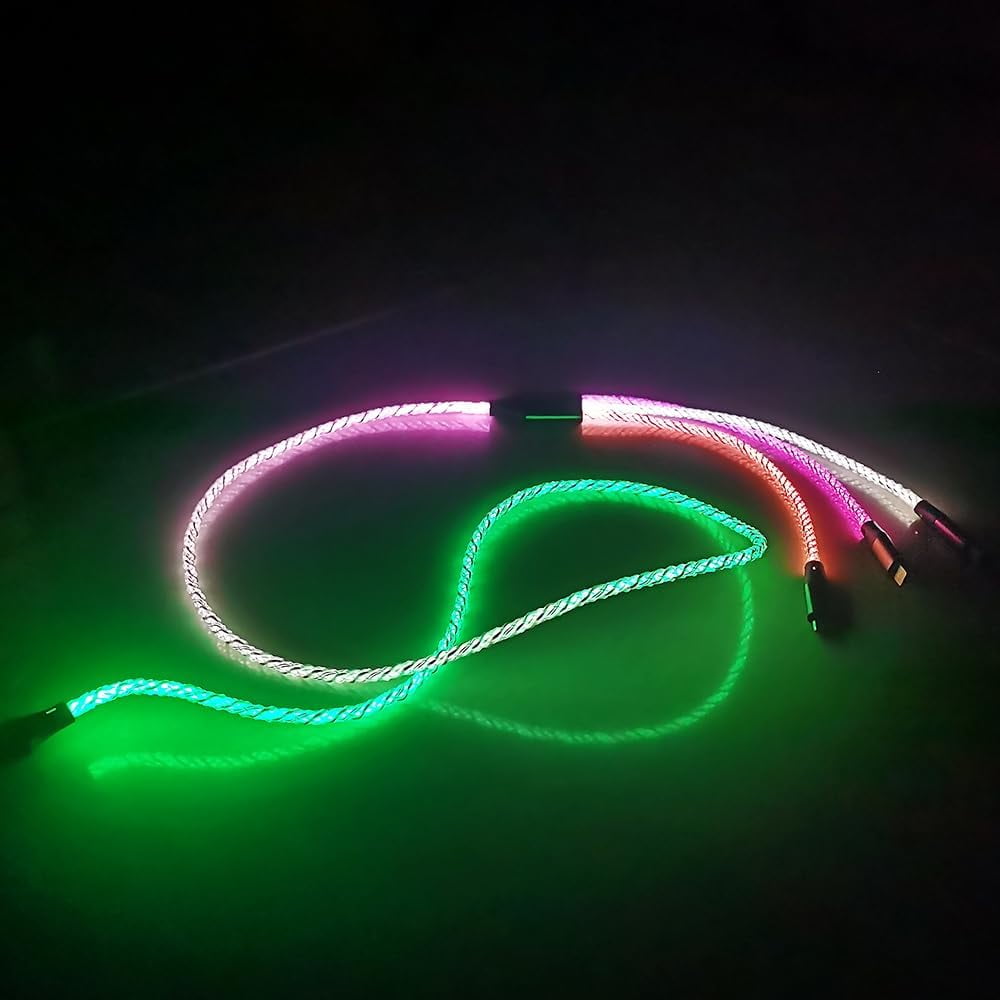 GHRTGR-3 in 1 Multi Connectors Charger Cable Micro USB/USB Type C PD ...