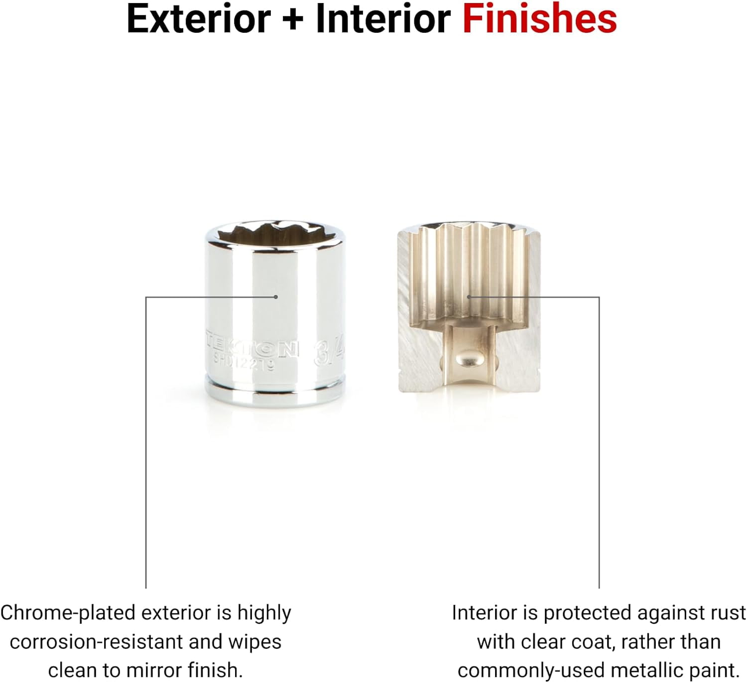 GHRTGR-3/4 Inch Drive x 50 mm 12-Point Socket | SHD32350 - Walmart.com