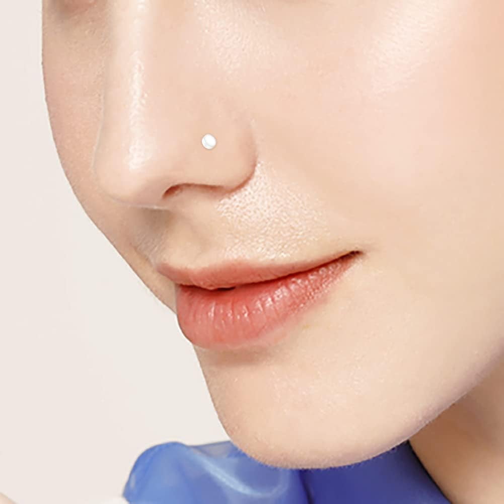 GHRTGR-38pcs Clear Piercing Retainers for Surgery Bioflex Nose Rings Belly Rings Septum Eyebrow ...