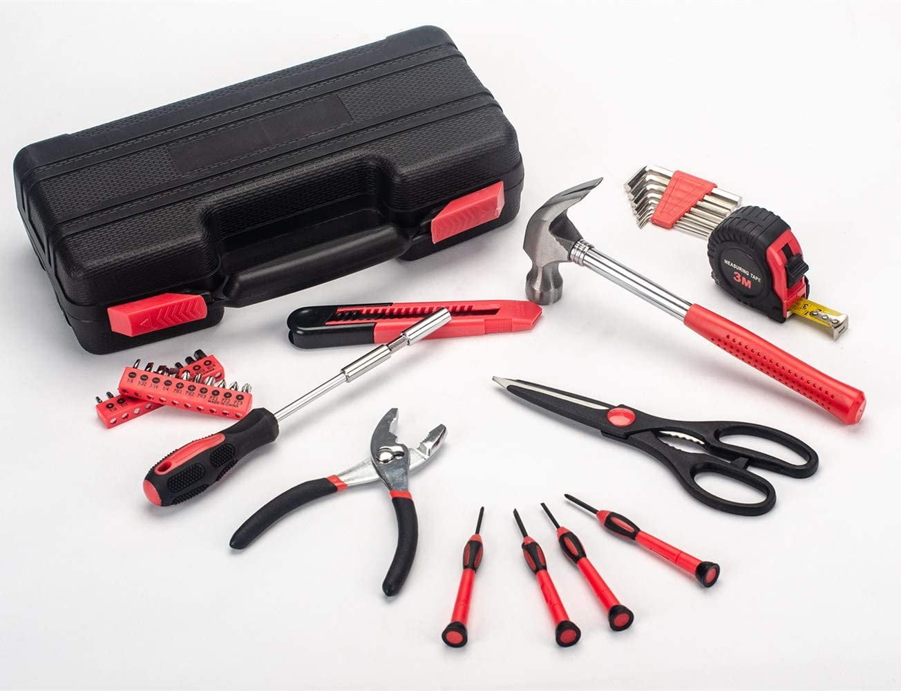 GHRTGR-39-Piece General Tool Set-Essential Household Hand Tool Kit with ...