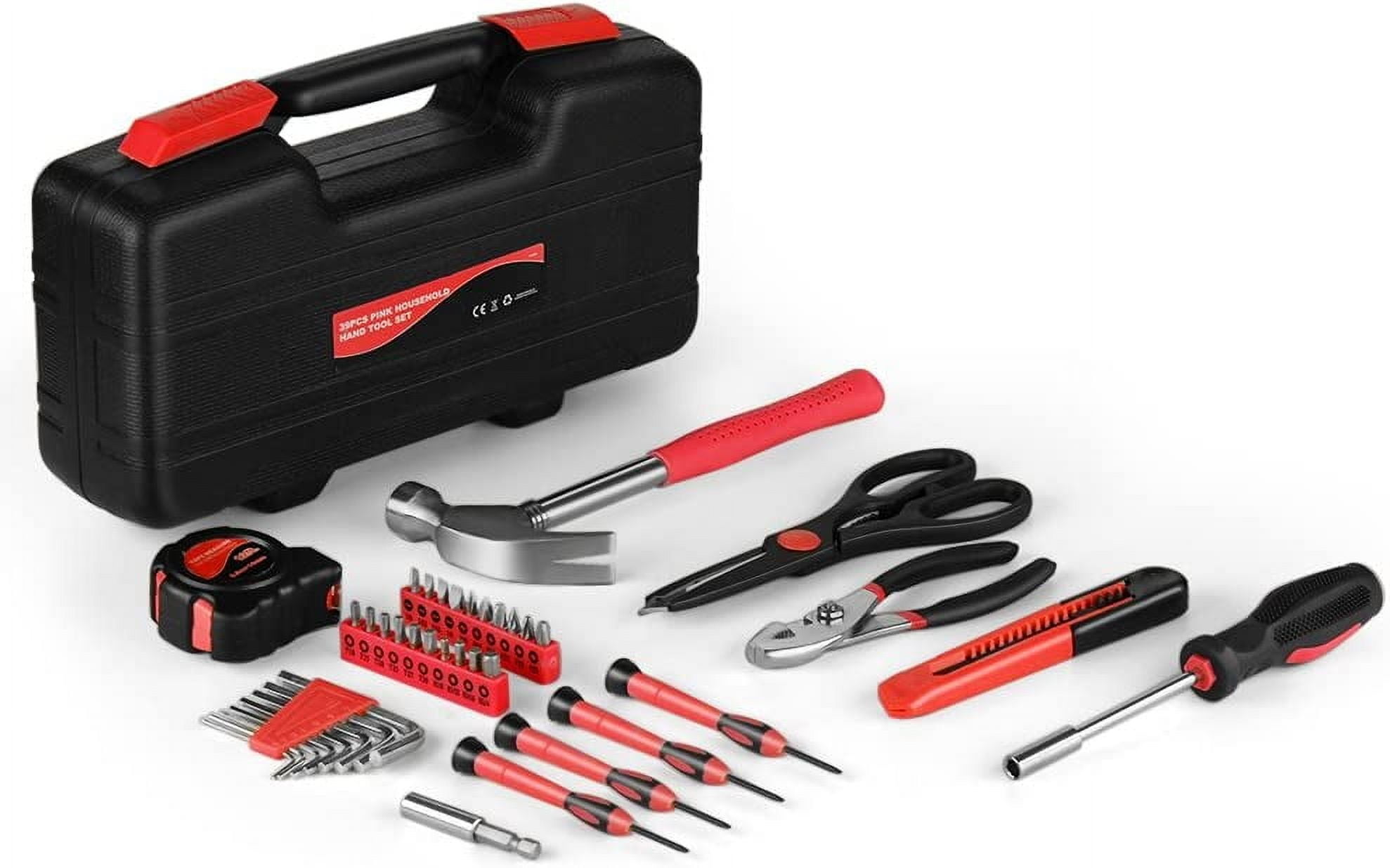 GHRTGR-39 Piece Hand Tool Kits with Case - Compact Tool Kit for ...