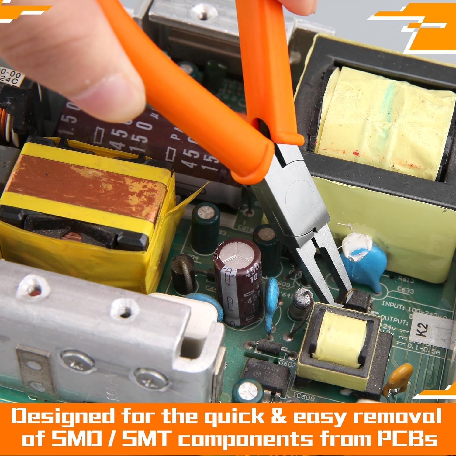 GHRTGR-4.5" Transverse End Cutter With Flush Jaw 3mm SMT/SMD Chip ...