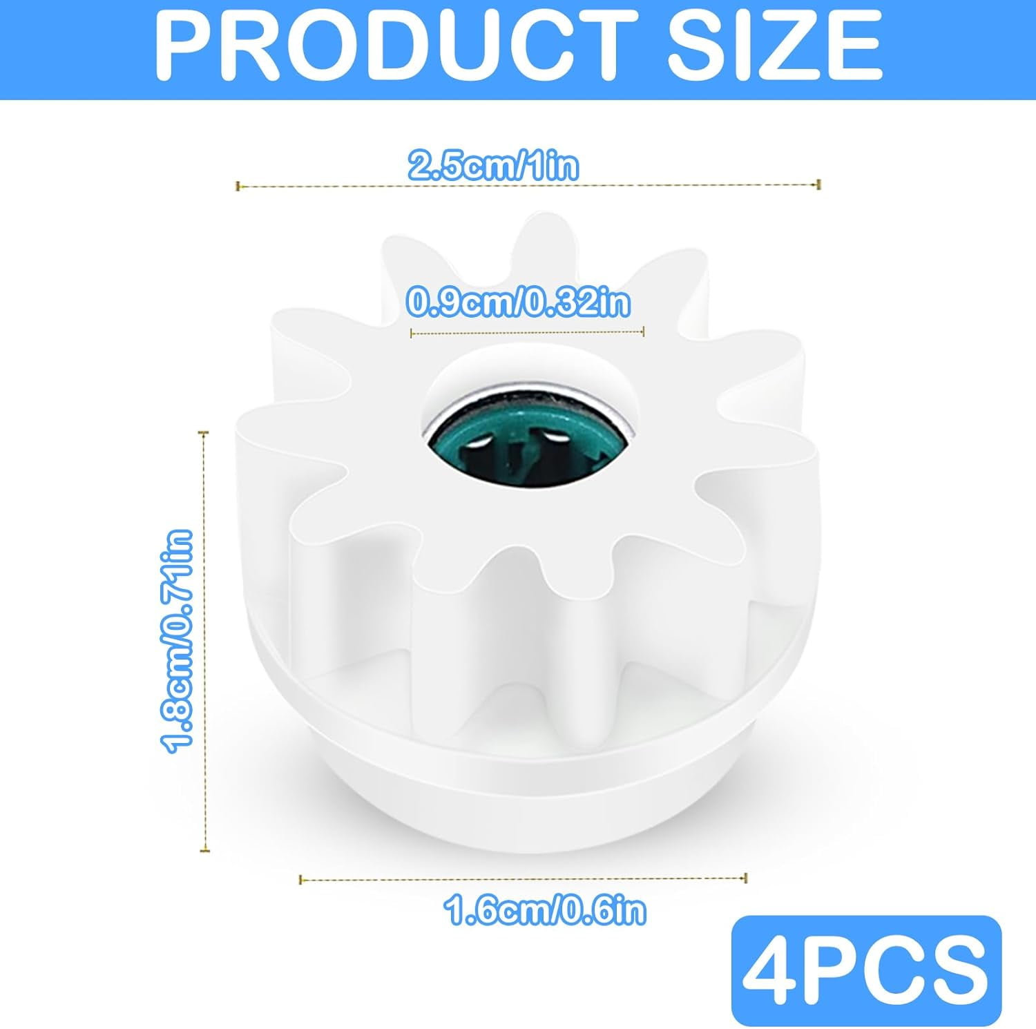 GHRTGR-4Pcs Spin Mop Replacement Parts, Spin Mop Bucket Clutch Bearing ...