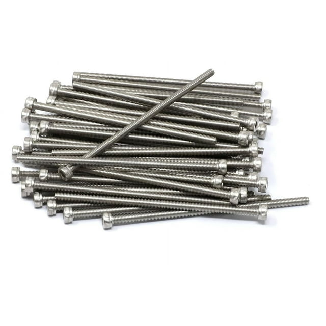 GHRTGR-50 Pcs M3 x 70mm Thread Pitch 0.5 mm Stainless Steel 304 Hex ...
