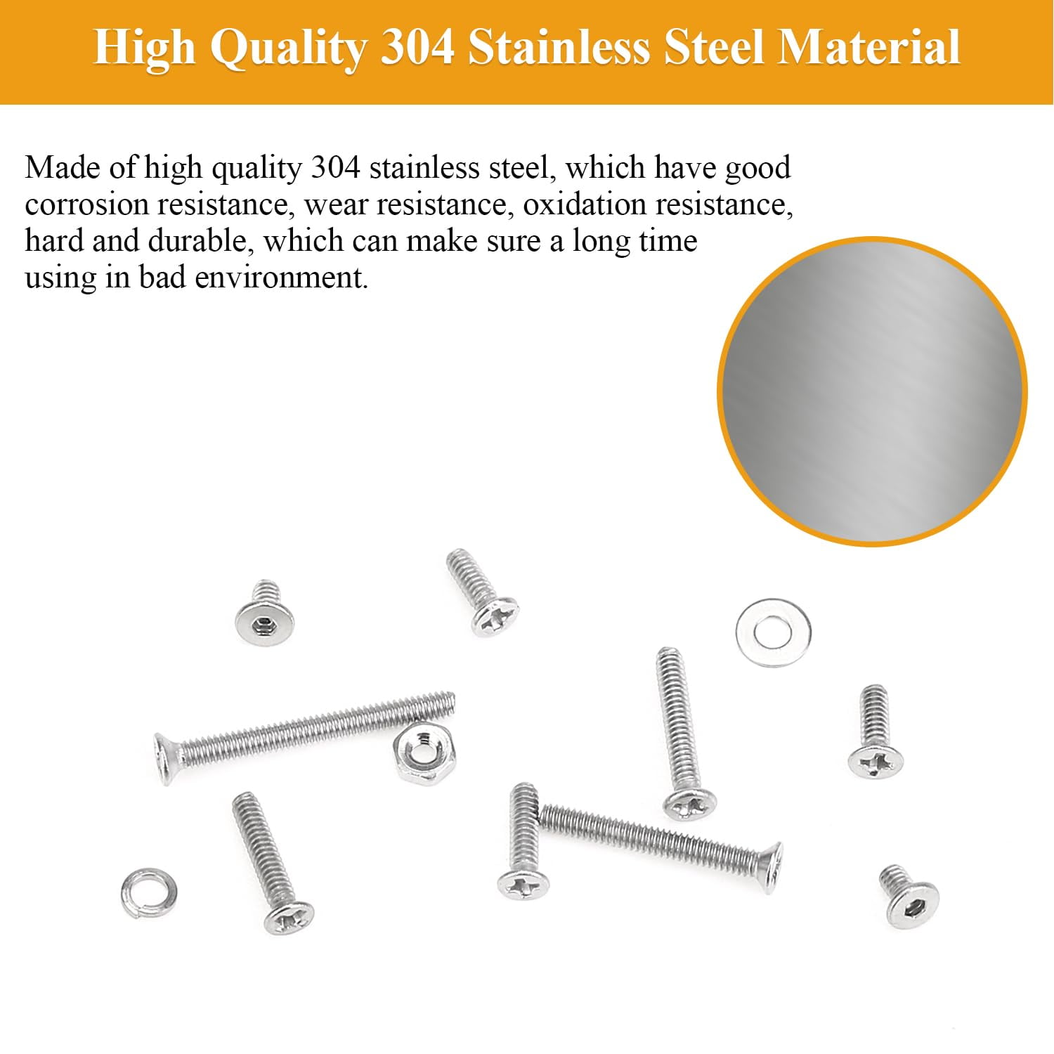 GHRTGR-565 Pieces M2 Machine Screws Nuts Washers Set, M2 x 4/6/8/10/12 ...