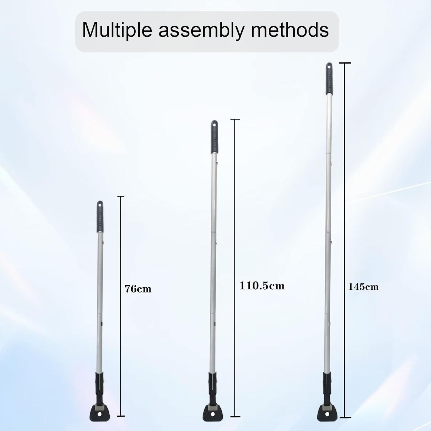 GHRTGR-57-inch Aluminum Alloy Pole Equipped with Rust-Proof Quick ...