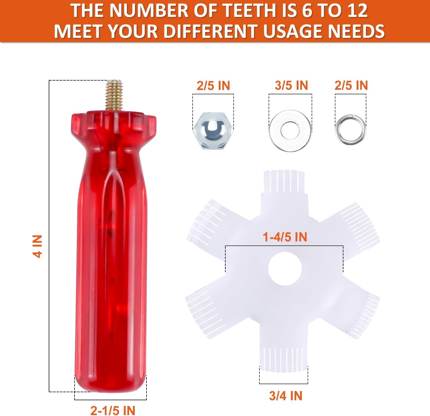 GHRTGR-5PCS Air Conditioner Condenser Fin Comb Set Include FCR6 Fin ...