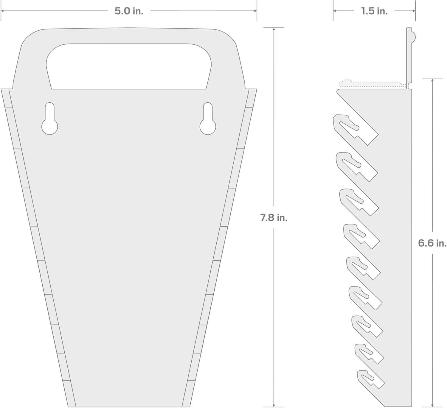 GHRTGR-9-Tool Combination Wrench Holder (Red) | 79365 | Made in USA ...