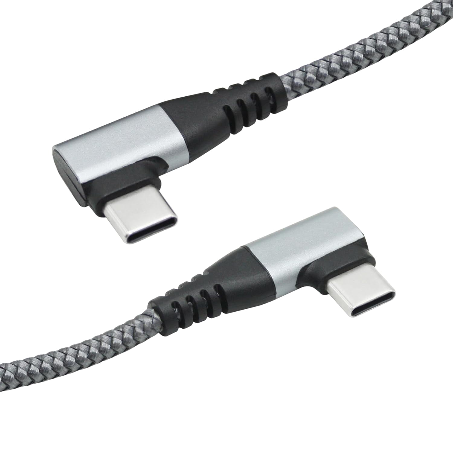 GHRTGR-90 Degree USB C to USB C Cable 2M/6FT, Right Angle 60W PD Type C ...