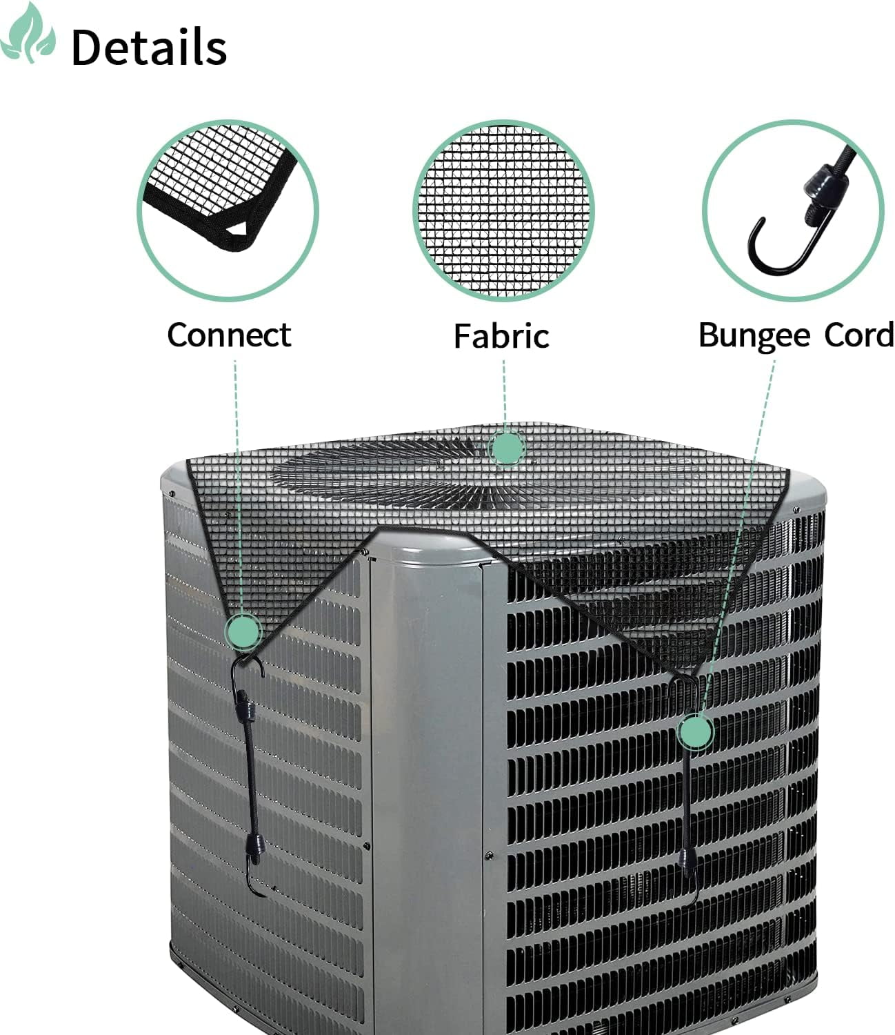 GHRTGR-A/C Unit Cover Outdoor 28" X 28" Central Air Conditioner Cover ...