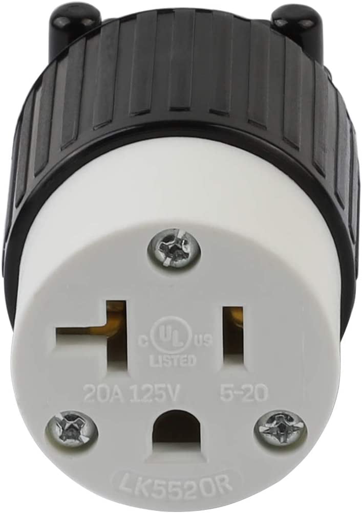 GHRTGR-Amac AC Power Plug - Nema 5-20R Female 3-Prong Straight AC ...