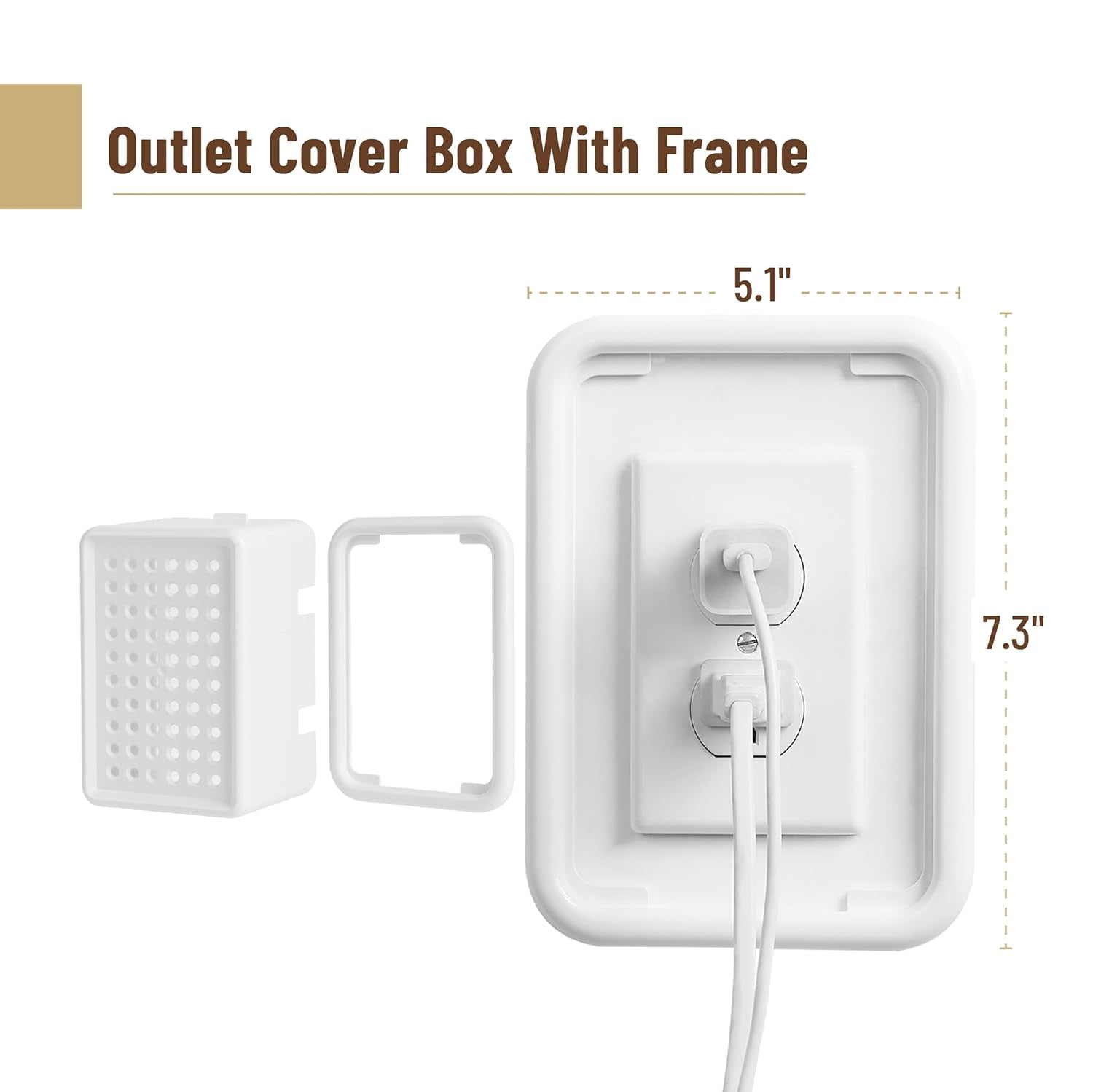 GHRTGR-Bates Extra Large Baby Safety Outlet Box, Plug Covers for ...