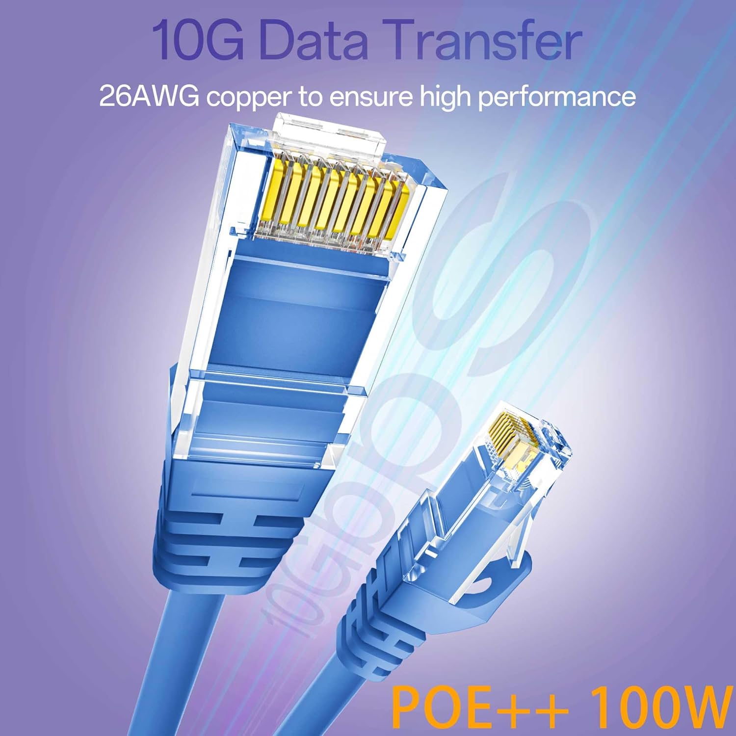 GHRTGR-Cat 6 Ethernet Cable 1FT (24Pack), Cat6 Ethernet Patch Cable ...