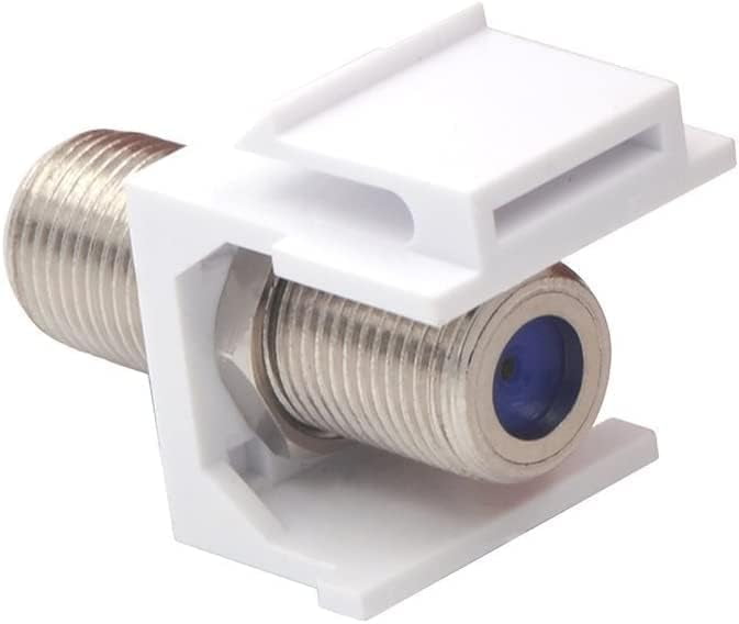 GHRTGR-Coax Keystone Jack Insert 20-Pack, 3GHz Coaxial Cable Connector ...