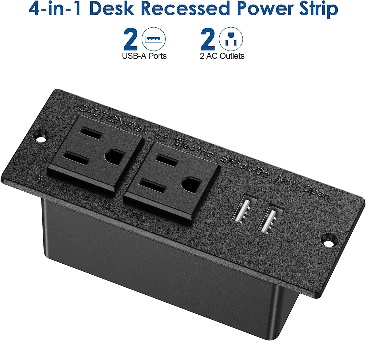 GHRTGR-Conference Recessed Power Strip Socket 9.8Ft Cord,Furniture ...