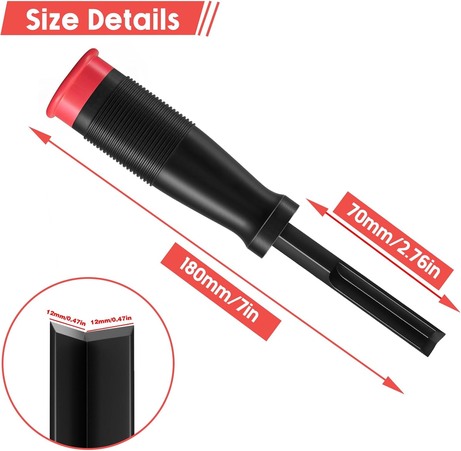 GHRTGR-Corner Chisel,90° 8mm Square Mortise Chisel,Hinge Recess Corner ...