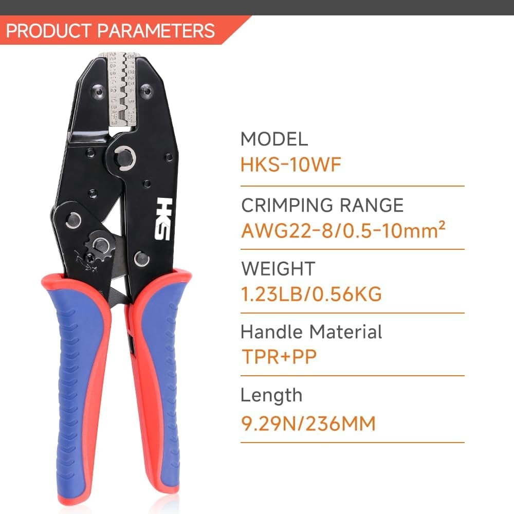 GHRTGR-Crimping Tool for Sleeves Ferrule Terminals & Pin Cord End ...