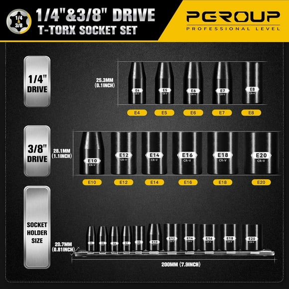 Inverted Torx Socket