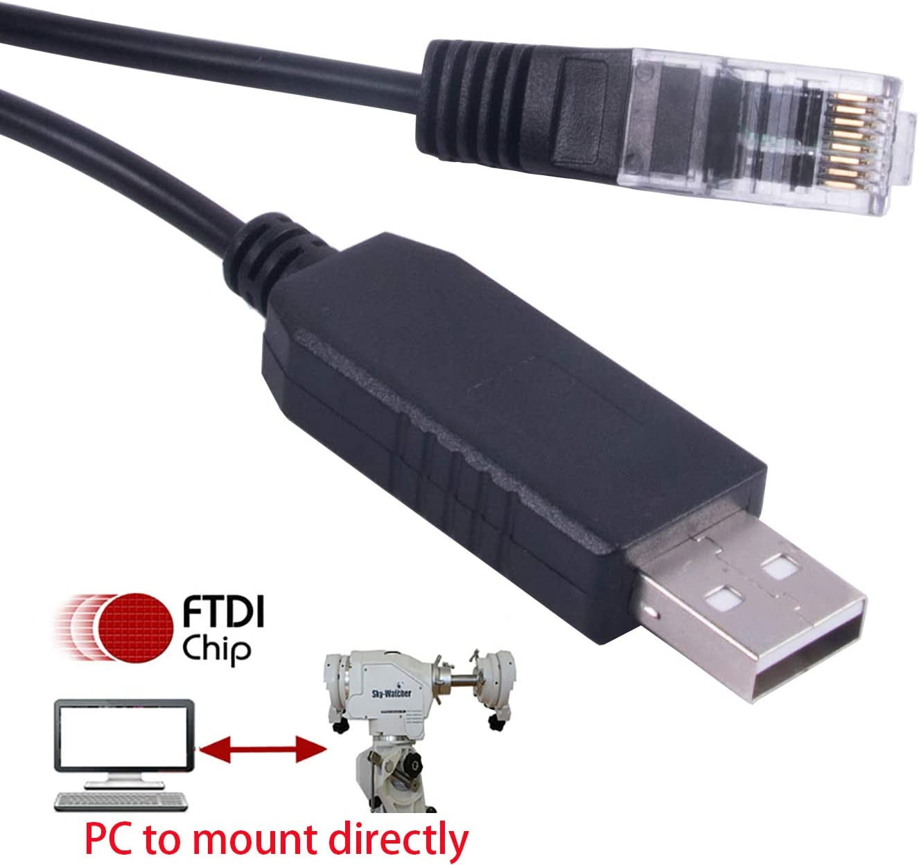 GHRTGR-EQMOD ASCOM Equatorial Mount Control Cable for Skywatcher ...