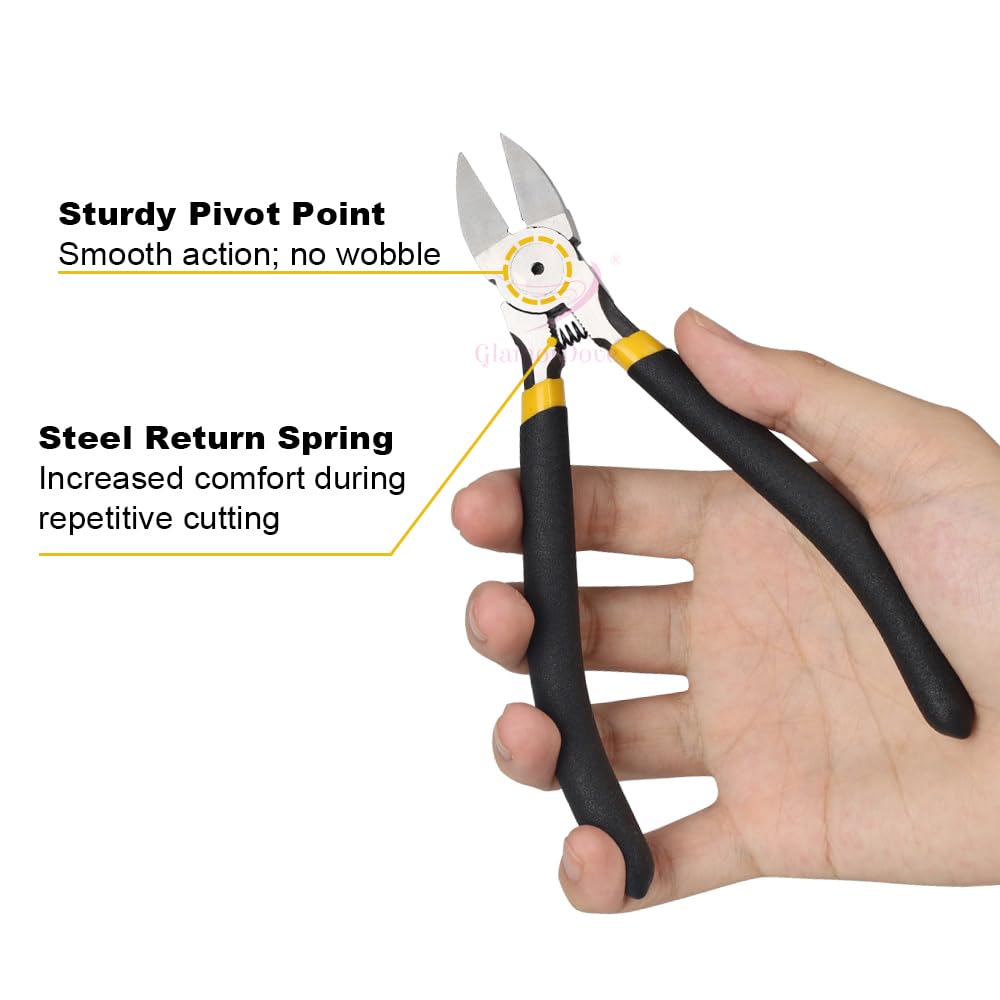 GHRTGR-Hair Extension Pliers Keratin Bonding Cutter Pliers Wire Flush ...