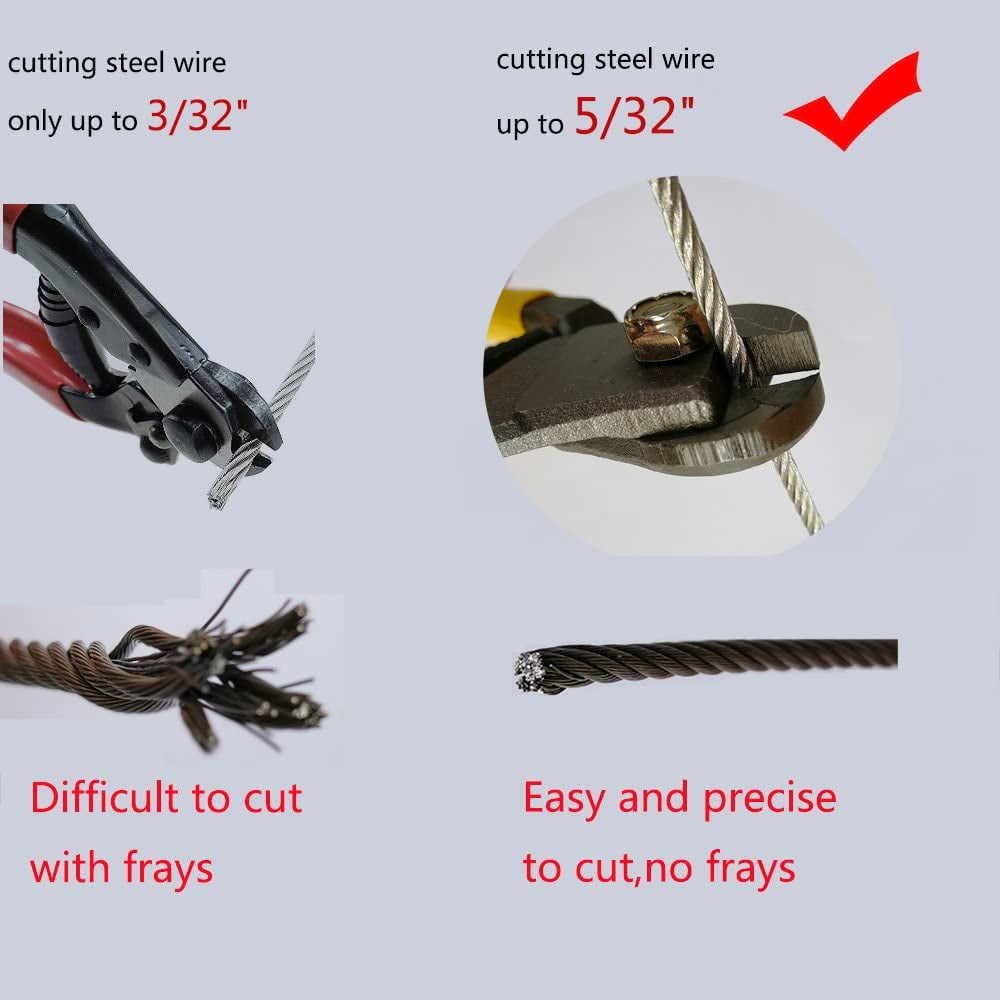 GHRTGR-Heavy Duty Wire Cutters Steel Cable Cutter Wire Rope Cutter ...