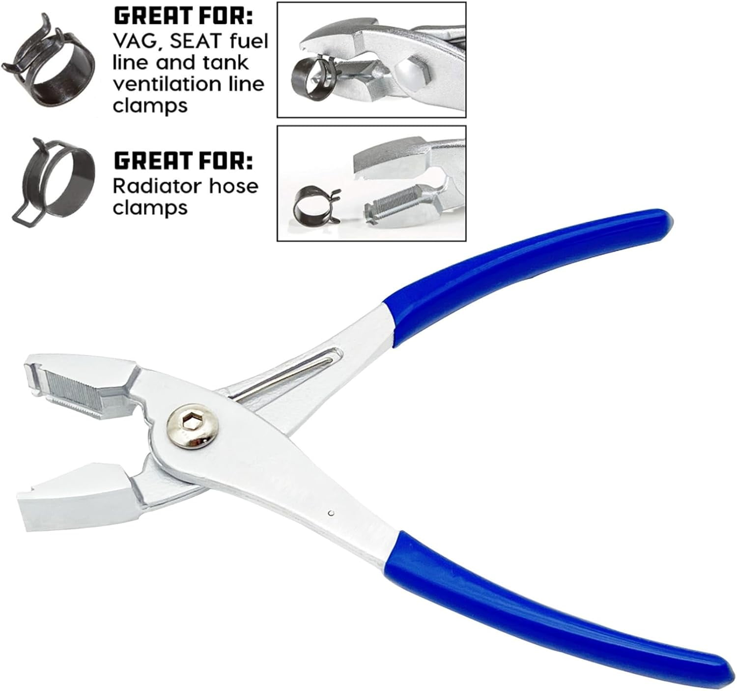 GHRTGR-Hose Clamp Pliers Automotive for Fuel Lines, Multi Directional ...
