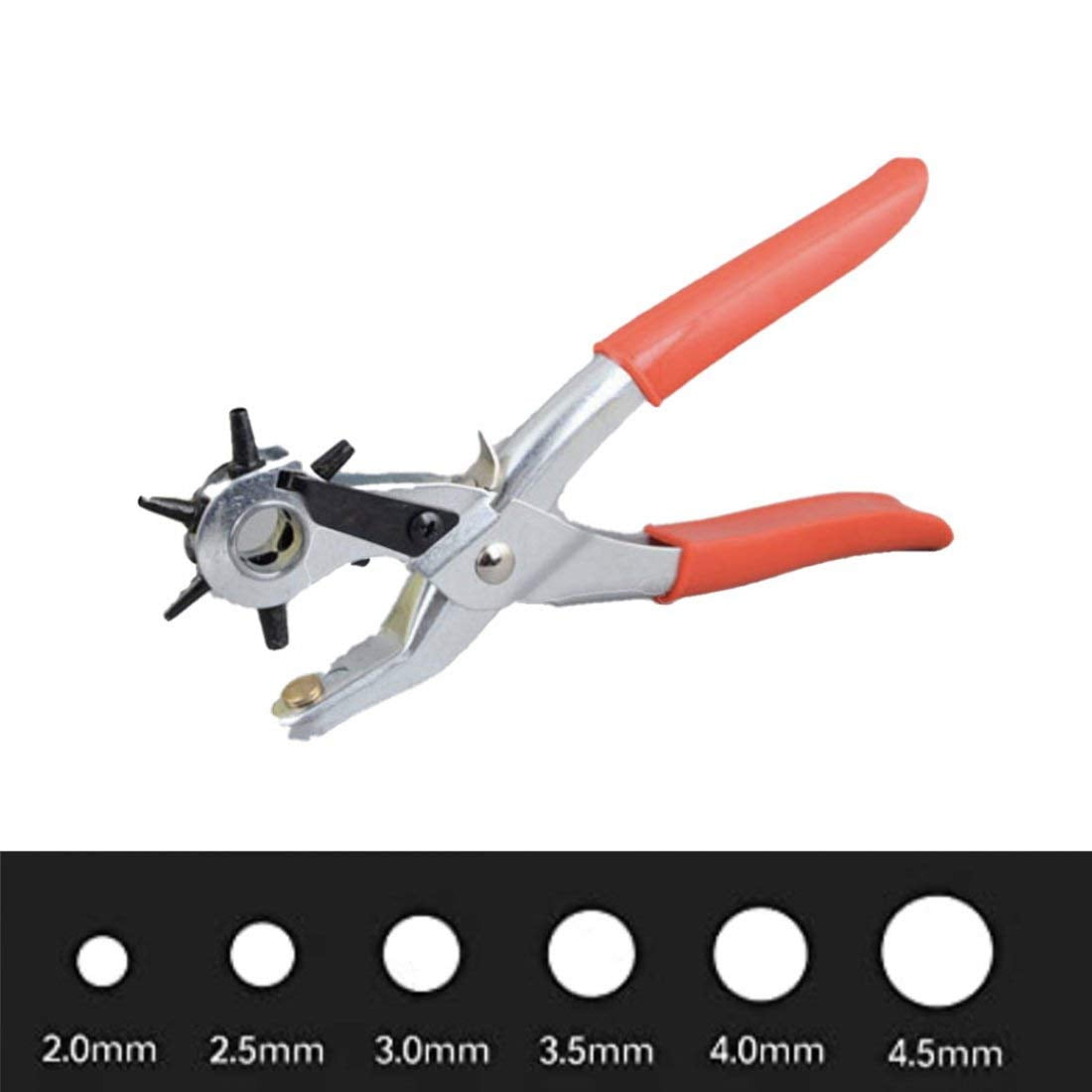 GHRTGR-Leather Hole Punch, Multi-Sized Belt Hole Puncher, Heavy ...