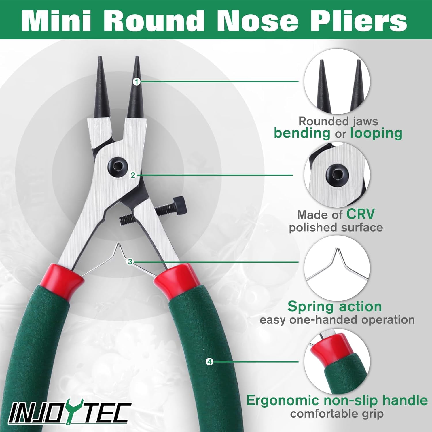 GHRTGR-Mini Round Nose Pliers Wire Looping Pliers Wire Bending Pliers ...