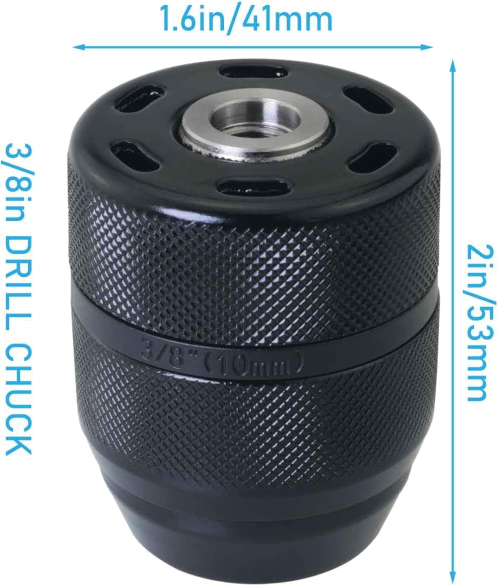 GHRTGR-Multi Purpose Drill Chuck 3/8 Keyless Multi Purpose Alloy Drill ...