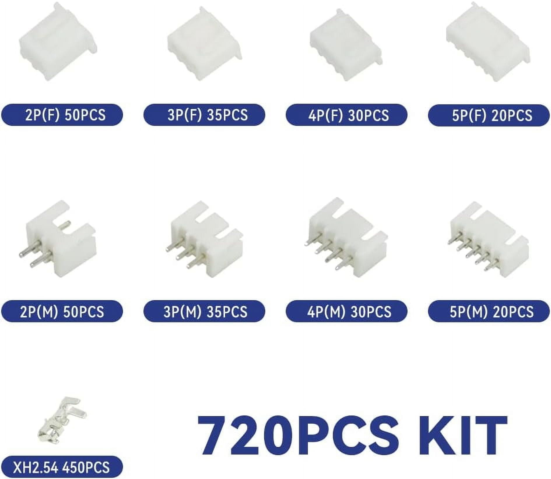 GHRTGR-Open Barrel Micro Pin Connectors Crimping Tool with 720PCS JST ...