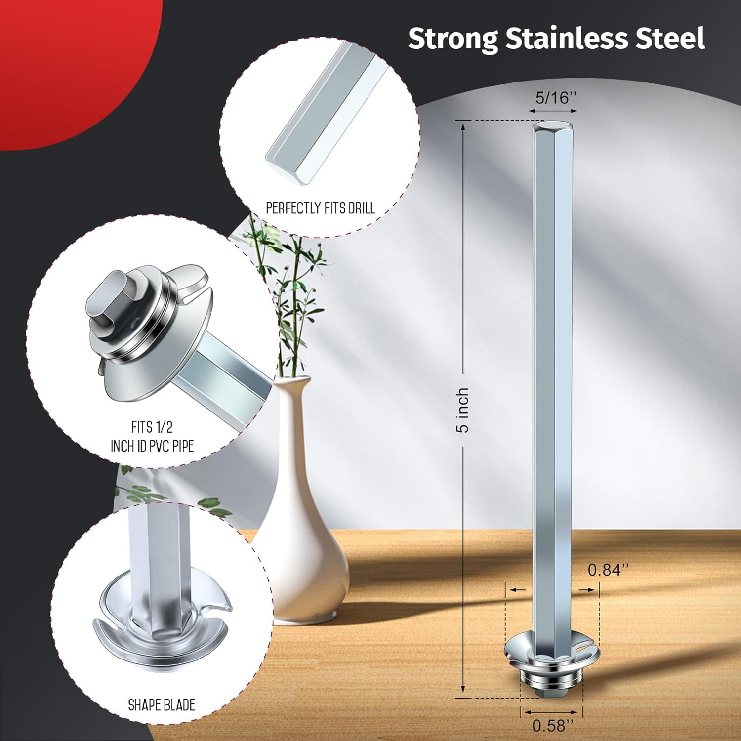 GHRTGR-PVC Fitting Socket Saver & Pipe Reamer Cutter - Removes SCH 40 ...