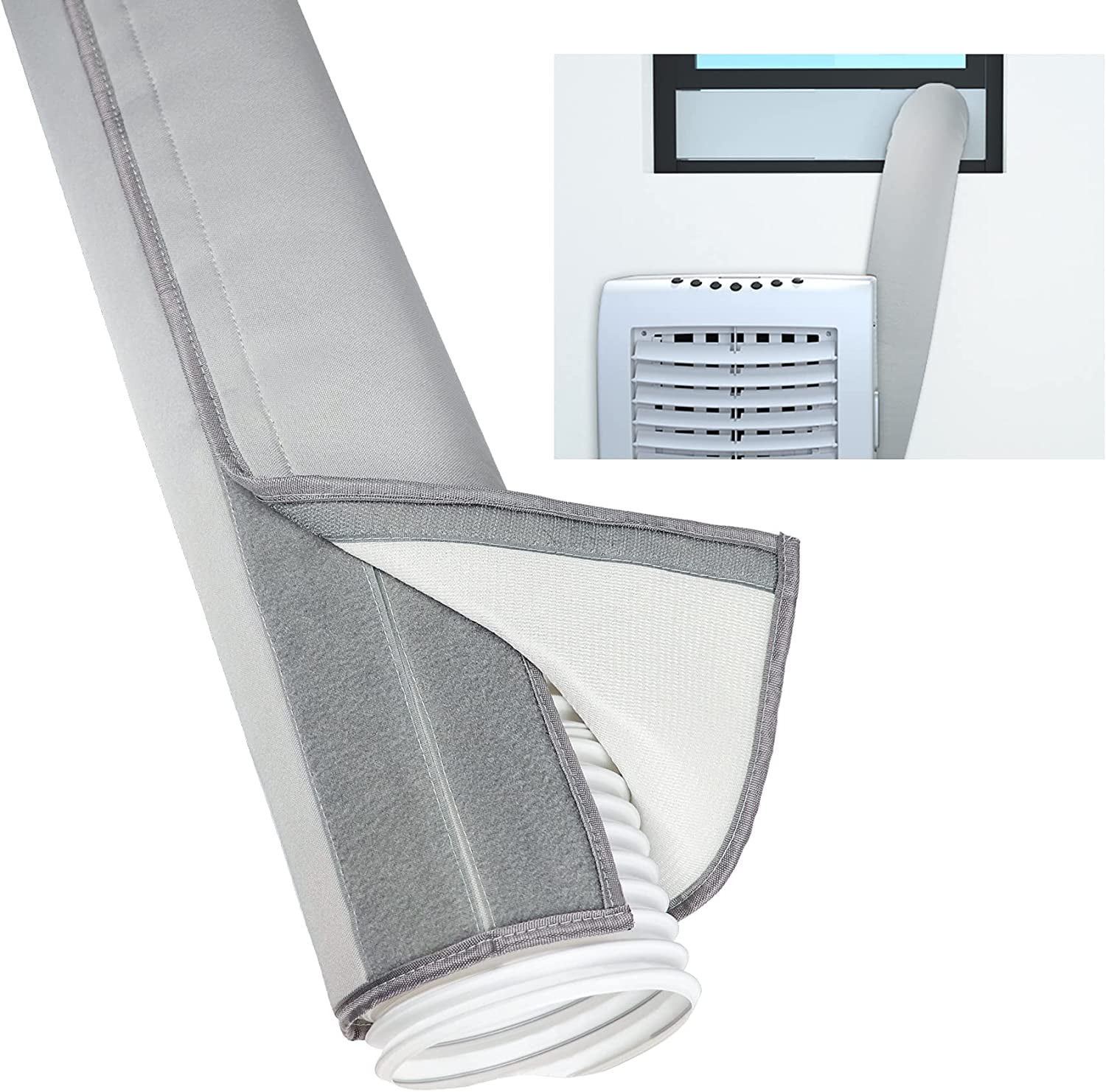 GHRTGR-Portable Air Conditioner Hose Cover Wrap, Insulated AC Hose ...