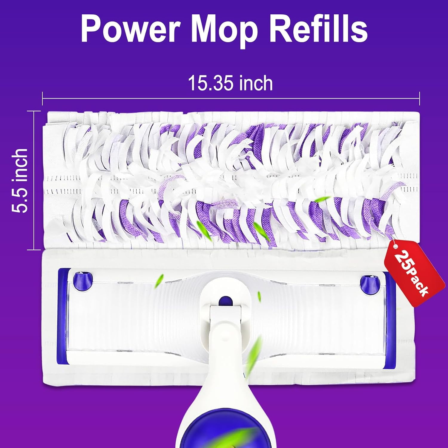 GHRTGR-Power Mop Pads Refills for Swiffer Power Mop Pads,Compatible ...