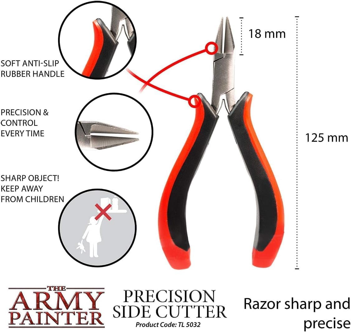 GHRTGR-| Precision Side Cutters | Cutters for Plastic, Resin and Metal Figurines - Stainless ...
