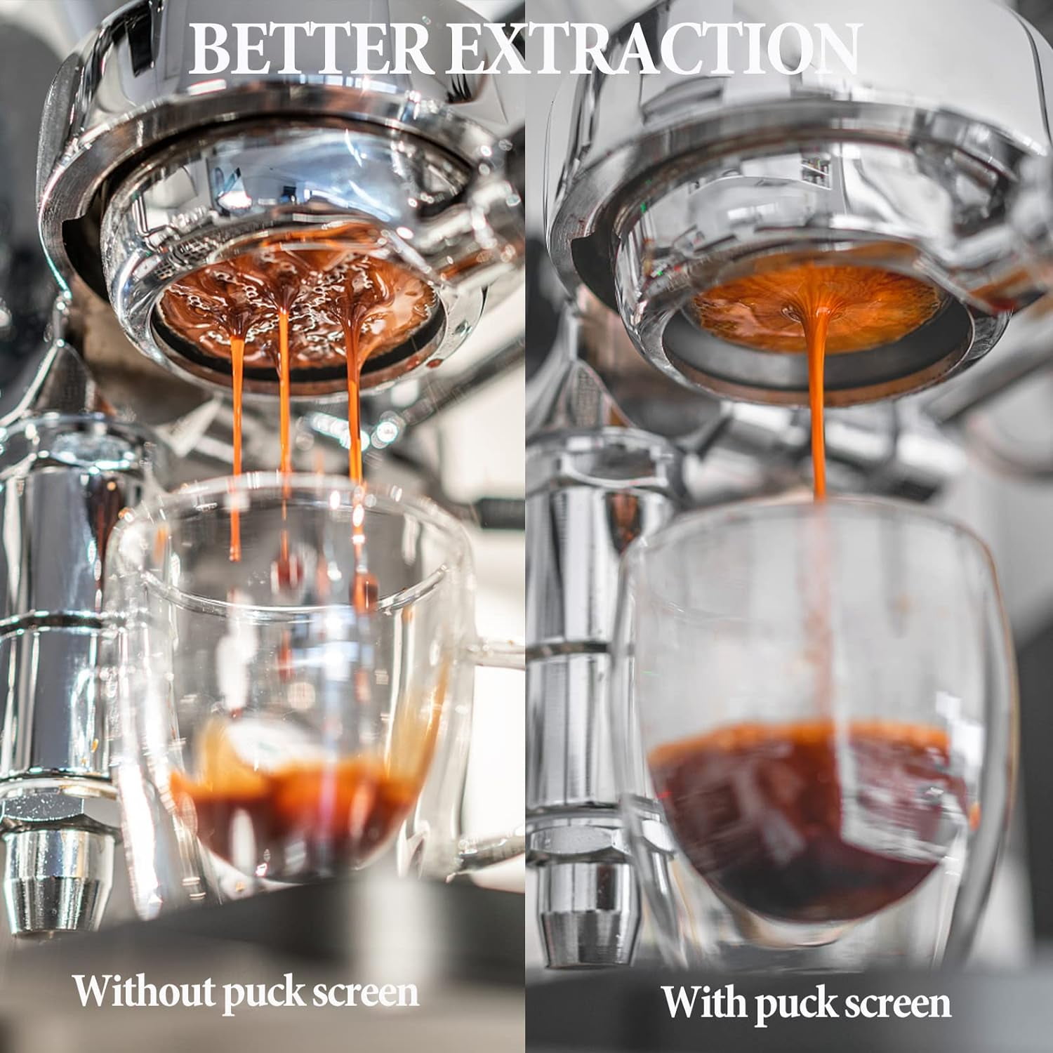 GHRTGR-Puck Screen 51mm - Reusable Espresso Puck Screen, 316 Stainless ...
