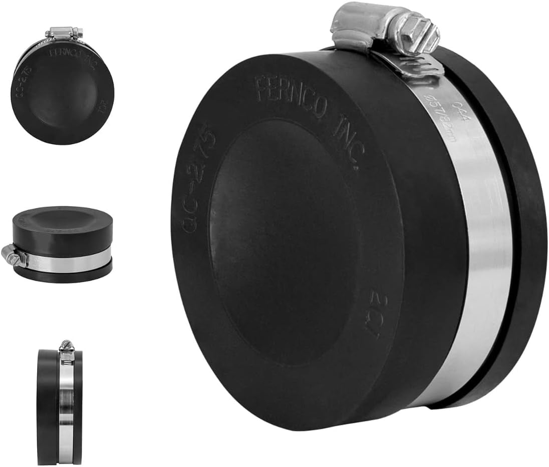 GHRTGR-QC-2.75 1-1/2 or 2-in. Qwik Cap Schedule 40 PVC Pipe Socket Cap ...
