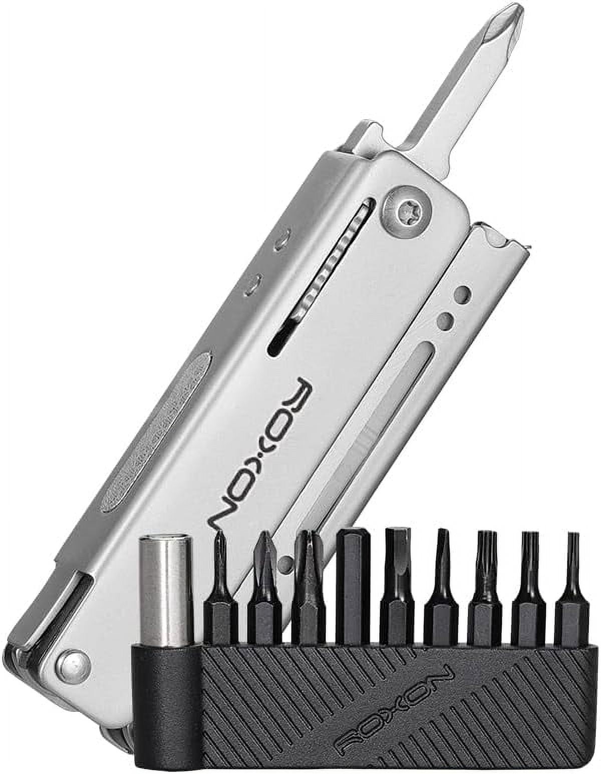 GHRTGR-ROXON M3 13 in 1 Multi Tool EDC Knife And Scissors with Toothpick & Tweezers Practical ...