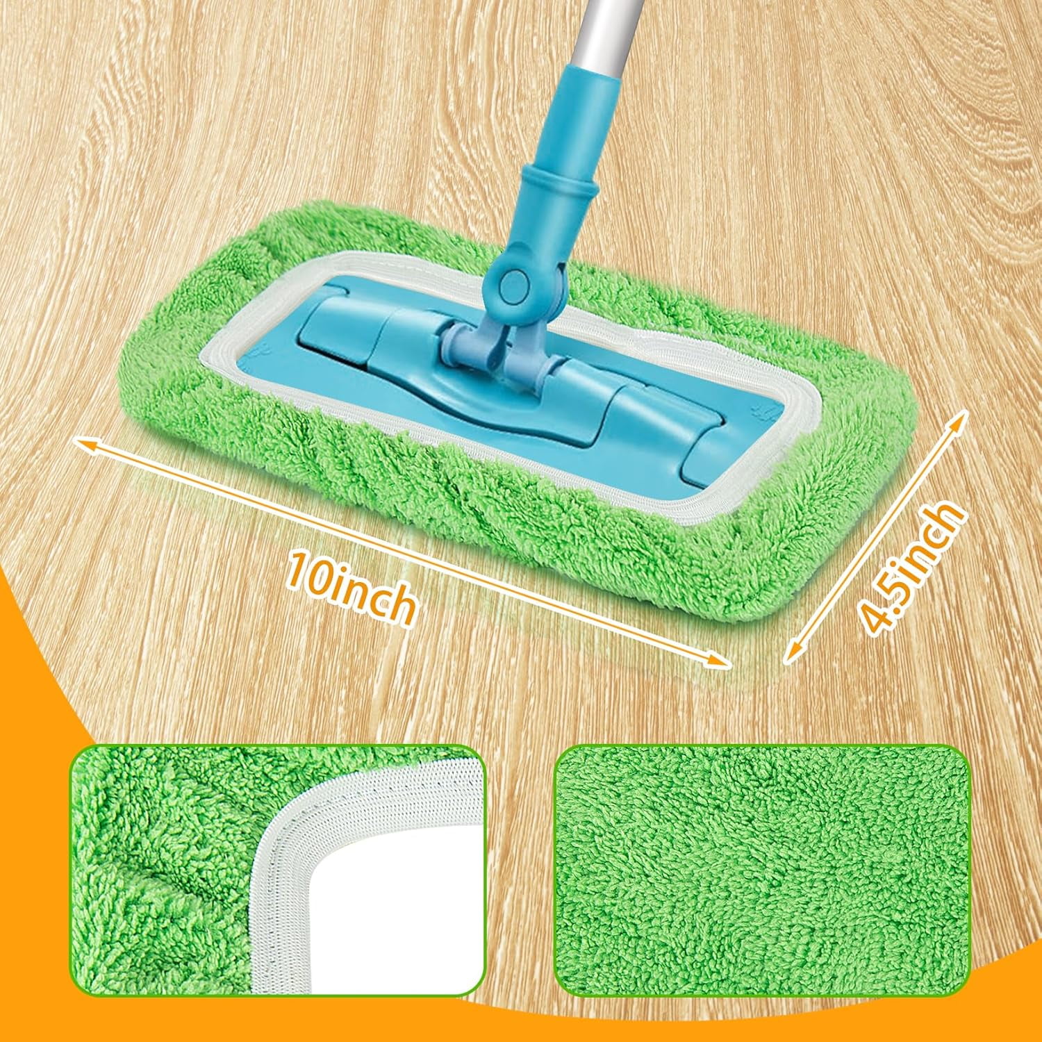 GHRTGR-Reusable Dry Sweeping Cloths Microfiber Wet Mop Pads Compatible ...