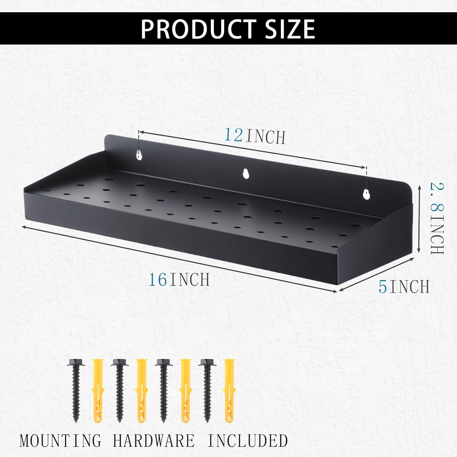 GHRTGR-Screwdriver Organizer Metal Hammer Holder Plier Wall Mount Tool ...