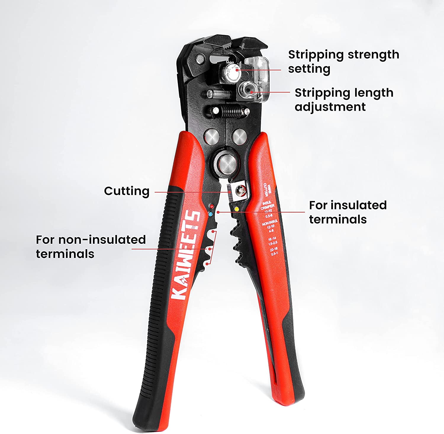 GHRTGR-Self Adjusting Wire Stripper - 3 in 1 Heavy Duty Automatic Wire ...