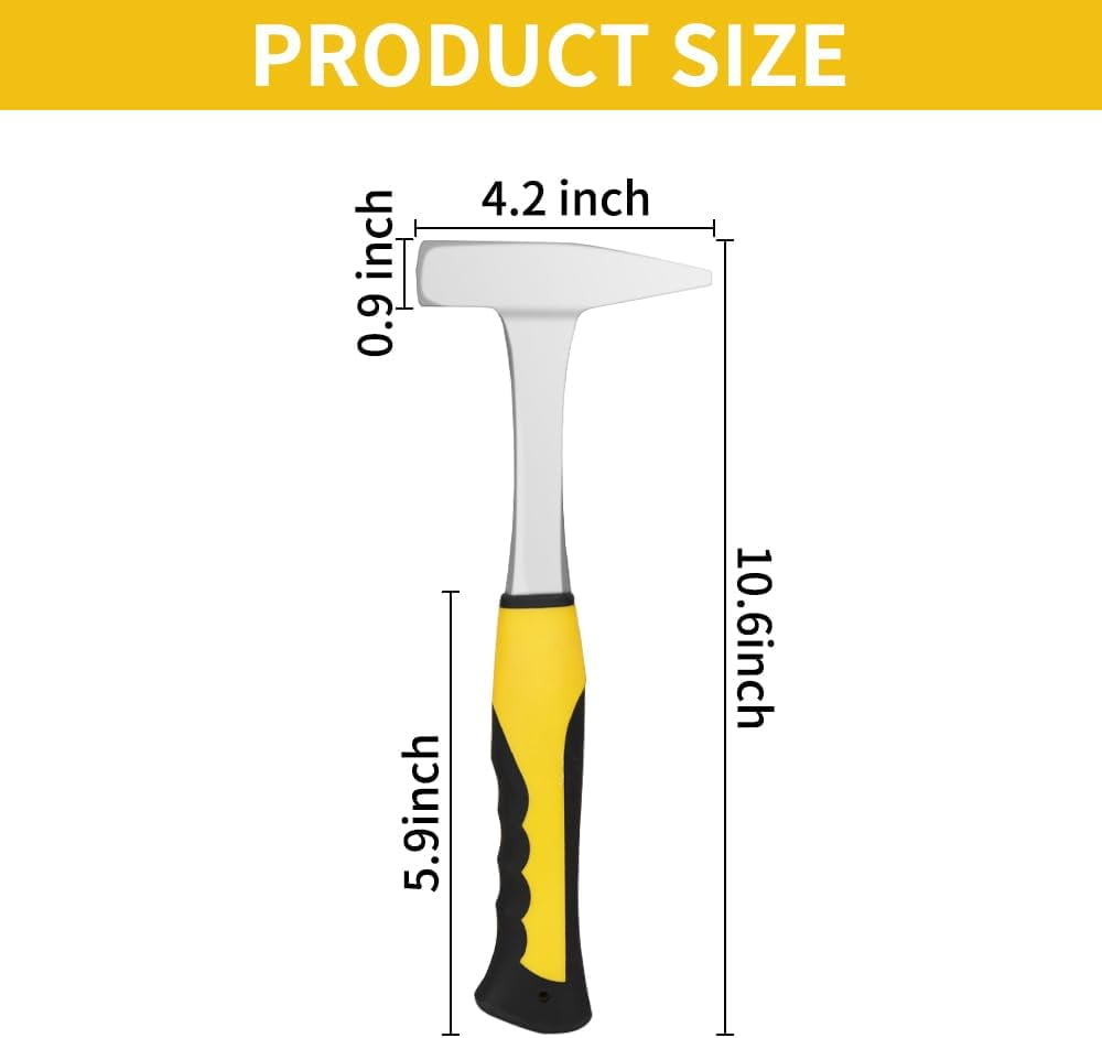 GHRTGR-Sheet Metal Hammer 14oz Tinsmith hammer with Integral Forging ...