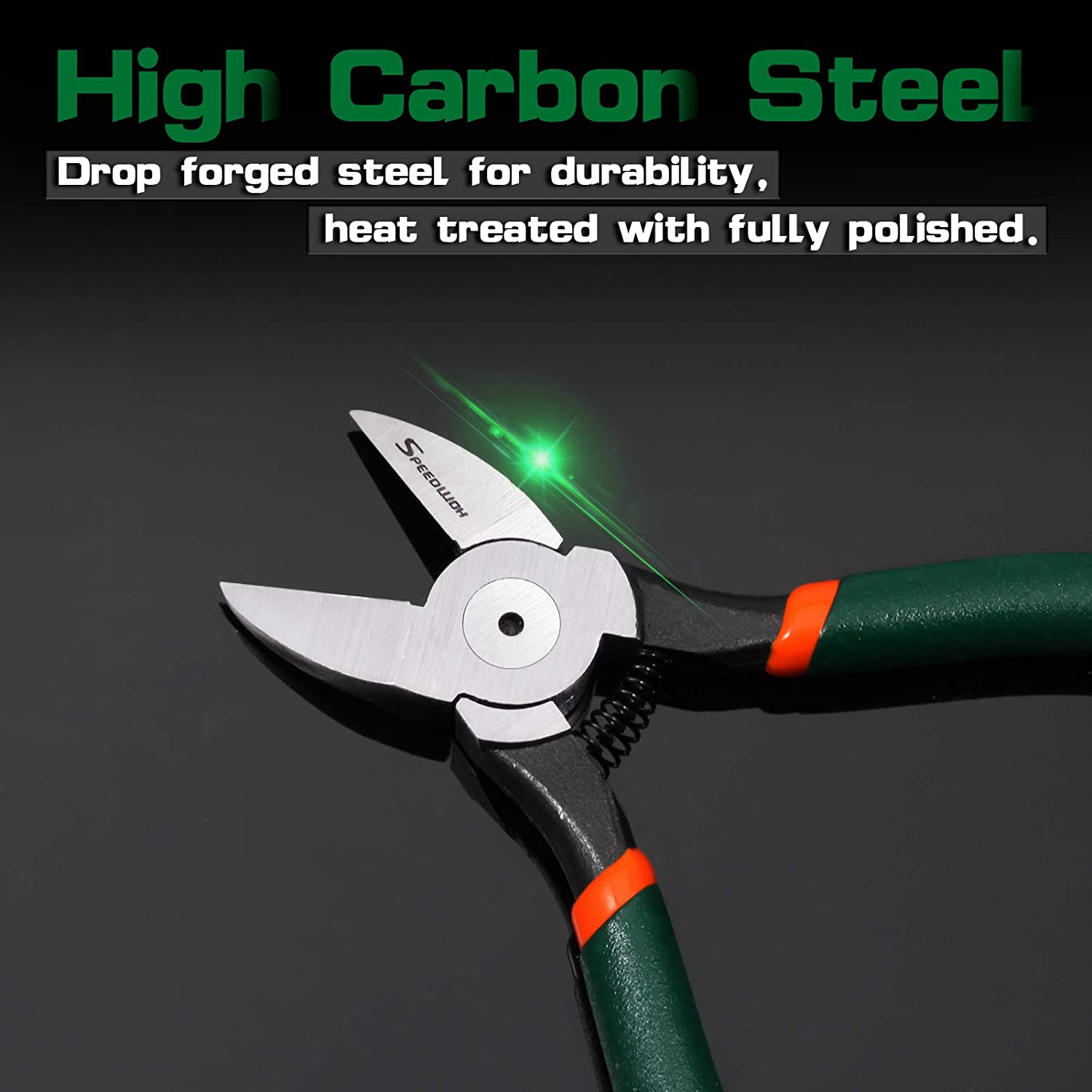 GHRTGR-Side Cutters 7 Inch Wire Flush Cutters Angled Wire Cutting with ...