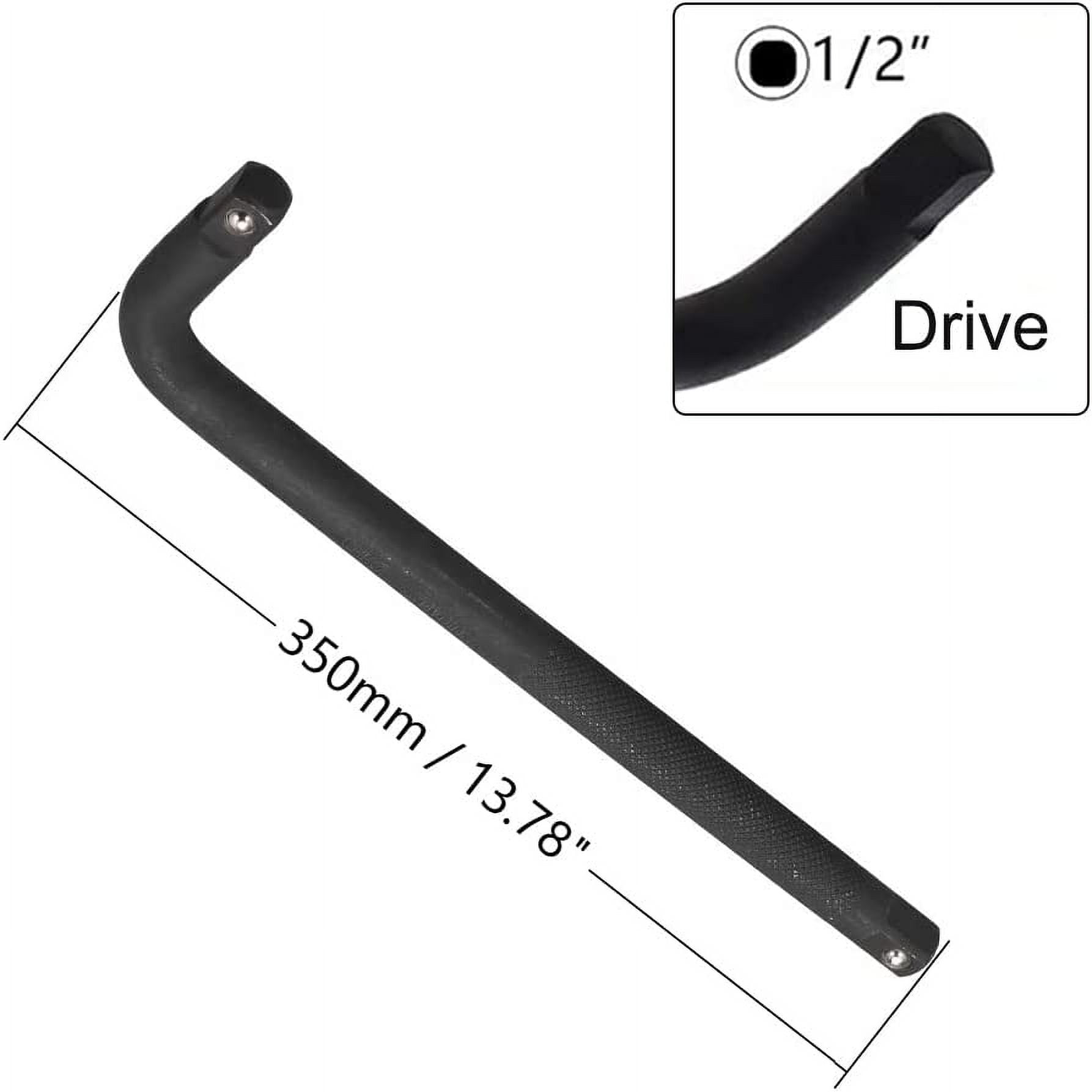GHRTGR-Socket Wrench, 1/2-inch Drive Square End L Shape Extension ...