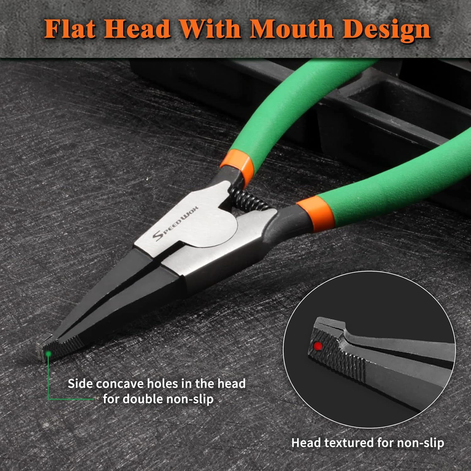 GHRTGR-Special Angle Tip Lock Ring Pliers 8-Inch Retaining Rings Pliers ...