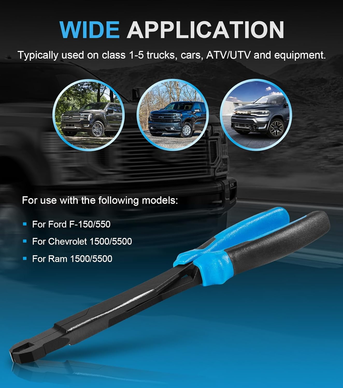 GHRTGR-Straight U-Joint Snap Ring Pliers Plastic Push Pin Pliers 70300 ...