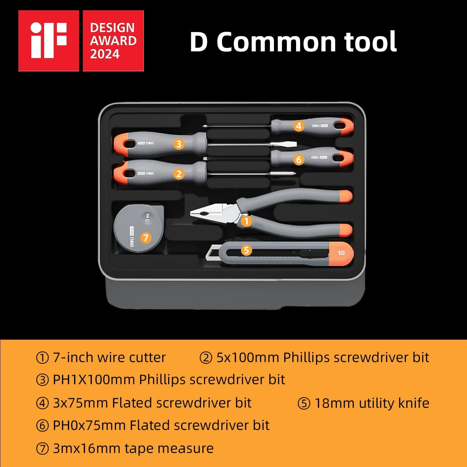 GHRTGR-Tool Set, Hand Tool Set Cute Tool Kit, DIY Set Tool Household ...