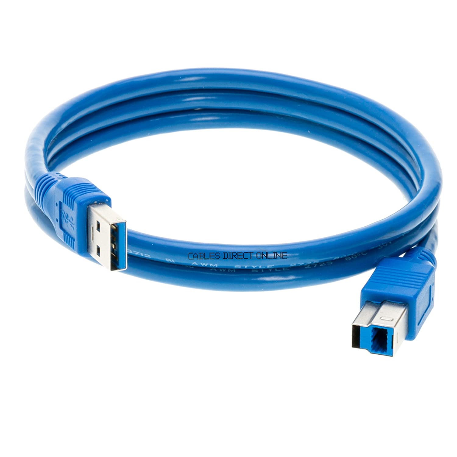 GHRTGR-USB 3.0 Cable 3FT, Male to Male Type A to Type B Double Sided ...