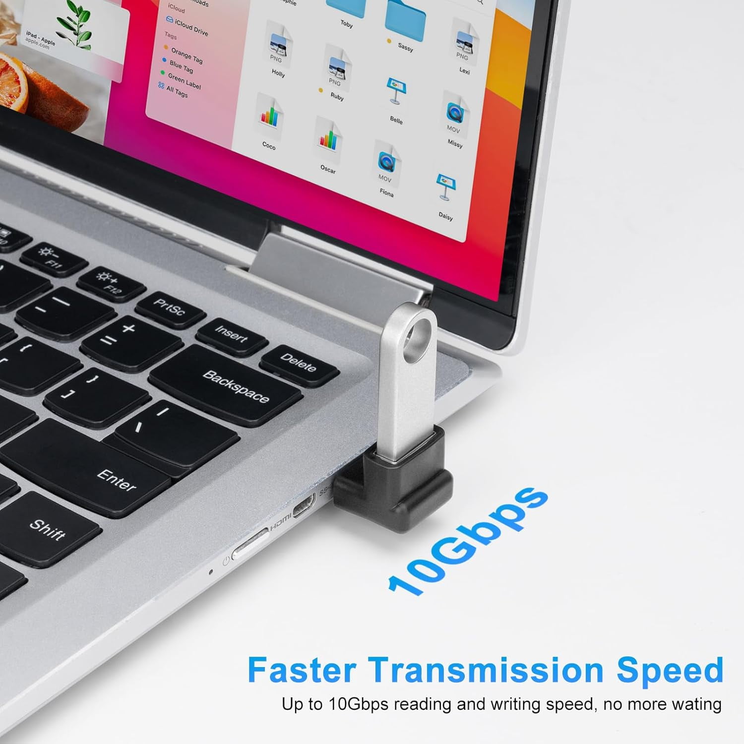 GHRTGR-USB 3.1 Adapter 90 Degree (2 Pack), Up and Down Angle 90 Degree ...